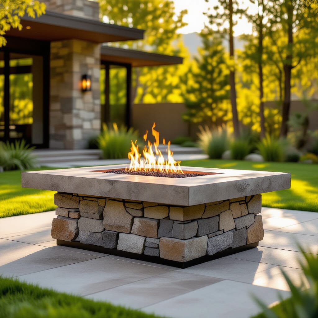 Firepit Elements Eyre Fire Table